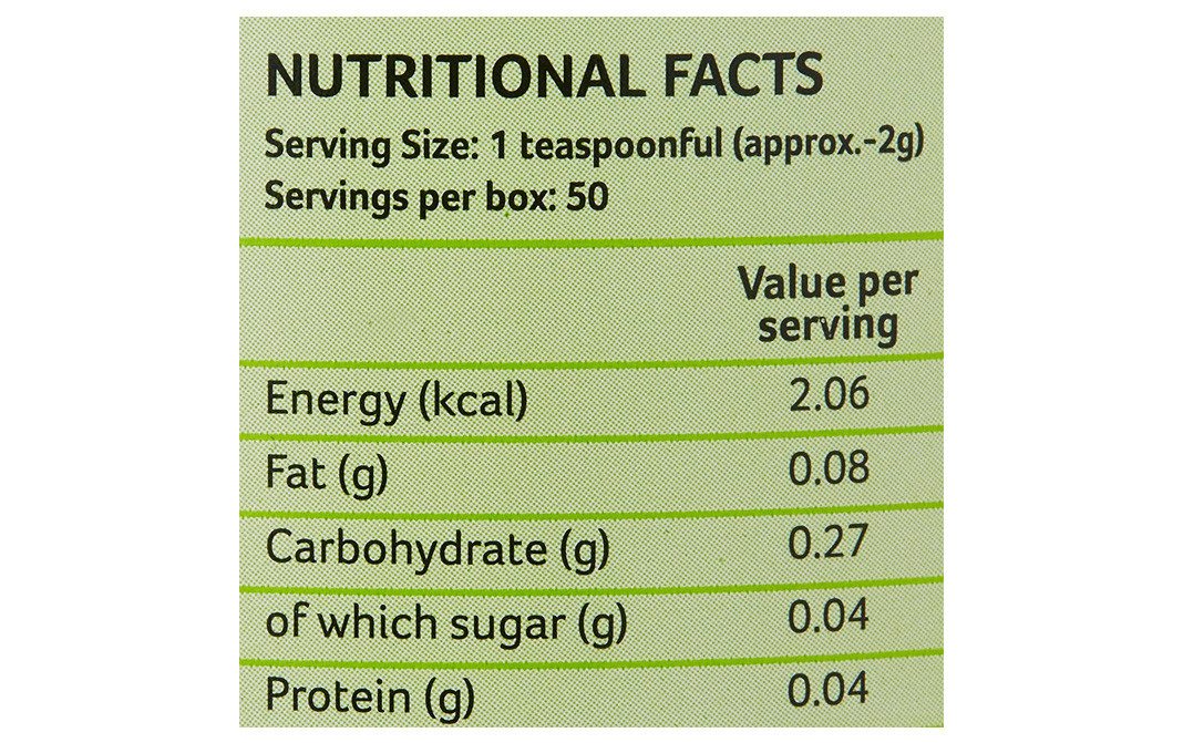 Green Tea Restaurant Nutrition Facts at Sue Joyce blog