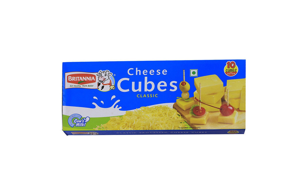 Britannia Cheese Cubes Classic Box 200 grams - Reviews | Nutrition ...