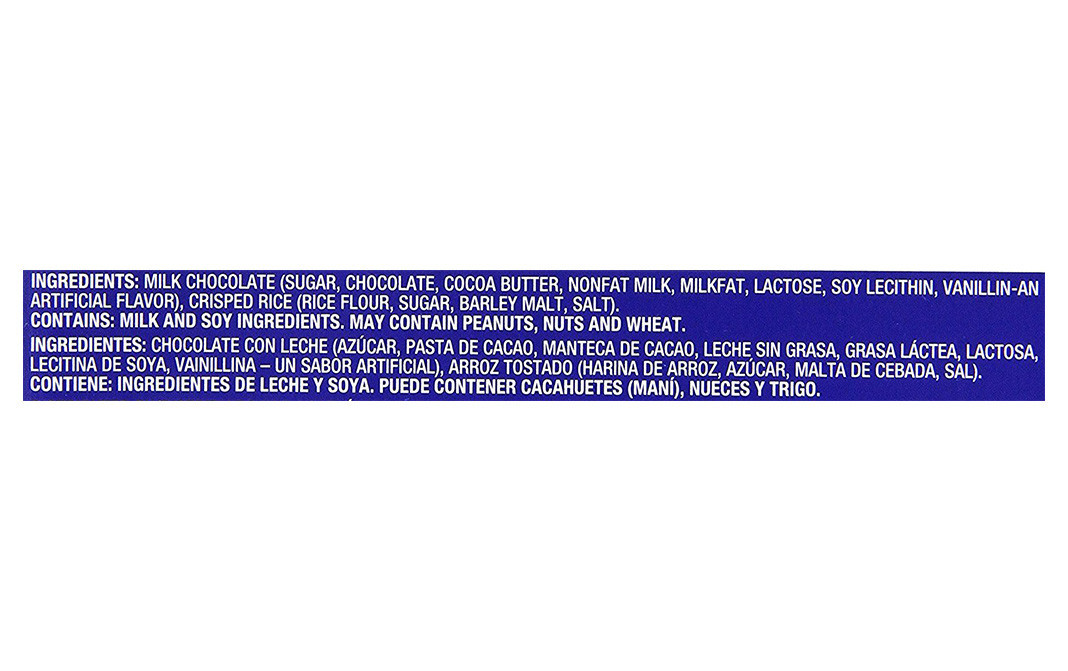 Nestle Crunch Bar Ingredients Gluten Free at Beverly Wesson blog