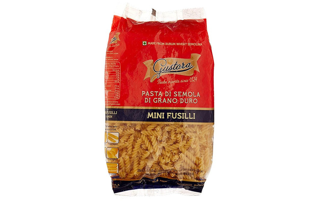 Gustora Mini Fusilli Pasta Pack 500 grams - Reviews | Nutrition ...