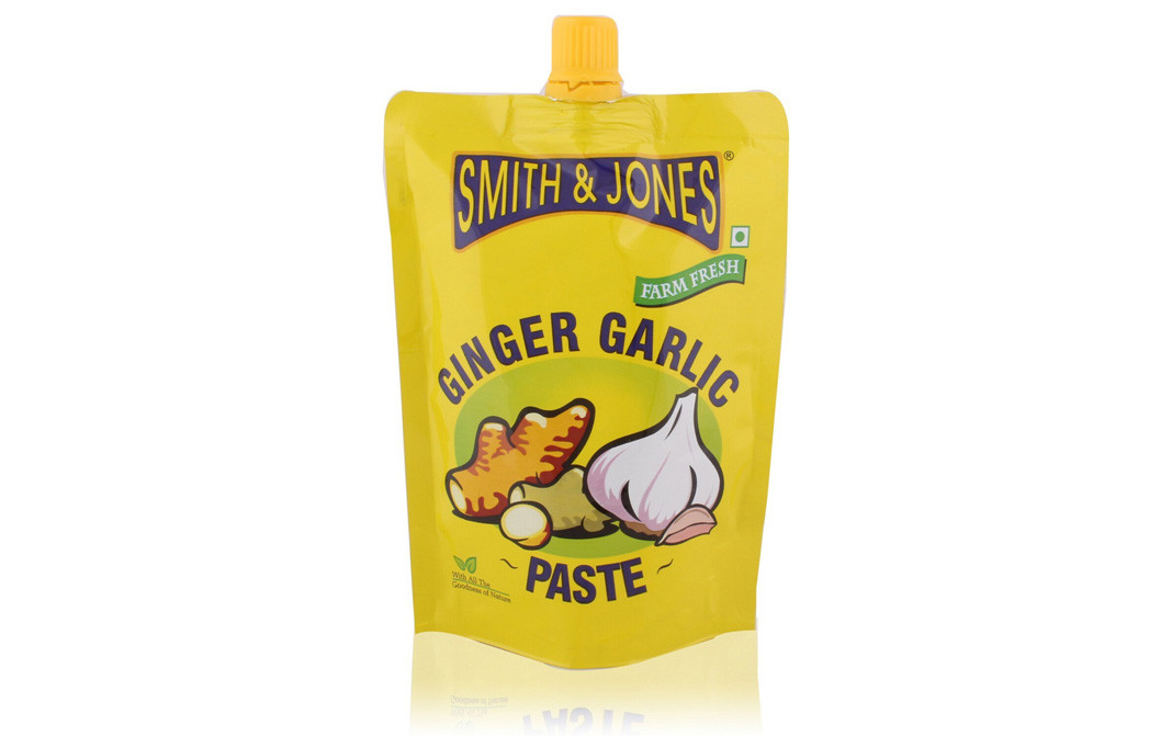 Smith & Jones Ginger Garlic Paste Pouch 200 grams - GoToChef