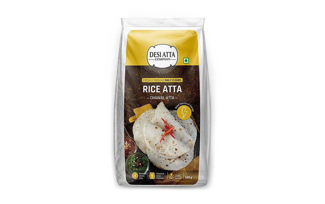 Desi Atta Rice Atta - Chawal Atta Pack 500 grams - GoToChef