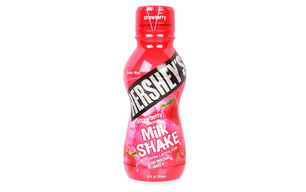 Hershey's Strawberry Flavoured Milk Shake Bottle 355 millilitre ...