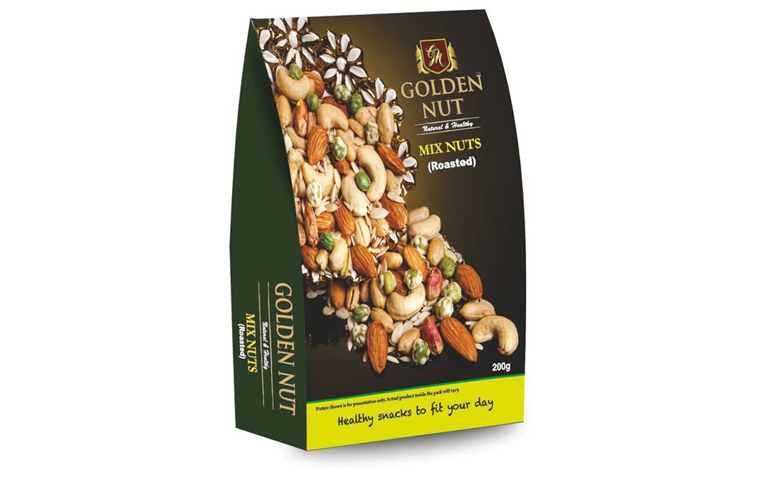 Golden Nut Mix Nuts (Roasted) Box 200 grams - Reviews | Nutrition ...