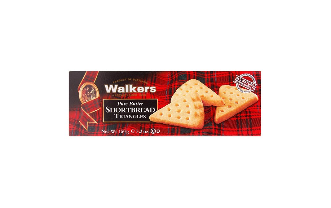 Walker's Pure Butter Shortbread Triangles Box 150 grams - Reviews ...